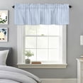 Curtain Valance for Windows, Modern Light Blue Stripe Kitchen Valances ...