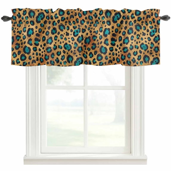 Curtain Valances for Kitchen Windows,Rod Pocket Short Valance Modern ...