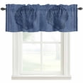 Curtain Valances for Kitchen Windows,Rod Pocket Short Valance Ocean ...