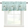 Curtain Valances for Kitchen Windows,Rod Pocket Short Valance Summer ...