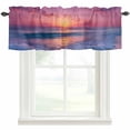 Curtain Valances for Kitchen Windows,Rod Pocket Short Valance Summer ...