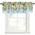 Curtain Valances for Kitchen Windows,Rod Pocket Short Valance Summer ...