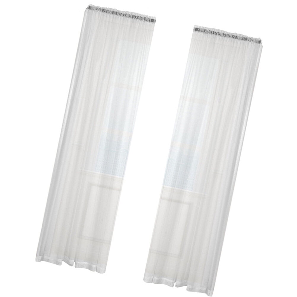 Curtain Window Treatments Curtains for Living Room Transparent Sheer ...