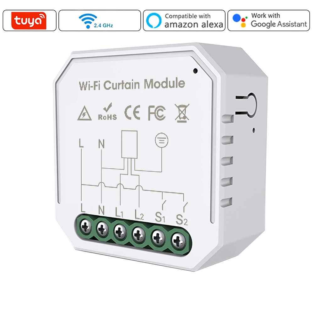 Curtain Controller Compatible Curtain Function App Compatible With Voice App Florbela Wifi