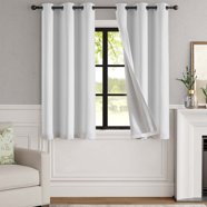 CintBllTer SHEER Priscilla Curtain 60'' x 63'' long - Color : White ...