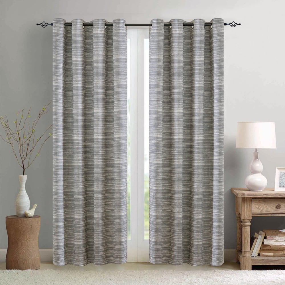 Curtainking Blackout Curtains 52x63 inch for Bedroom Printed Grommet ...