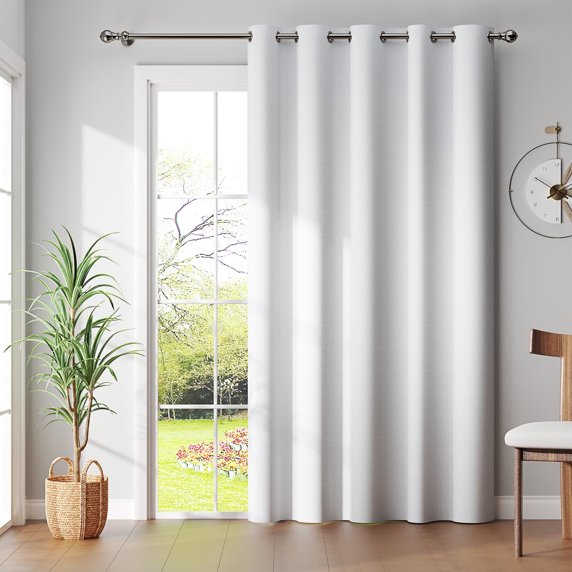 Curtainking Patio Doors Curtain Solid Blackout Curtain for Sliding Door ...