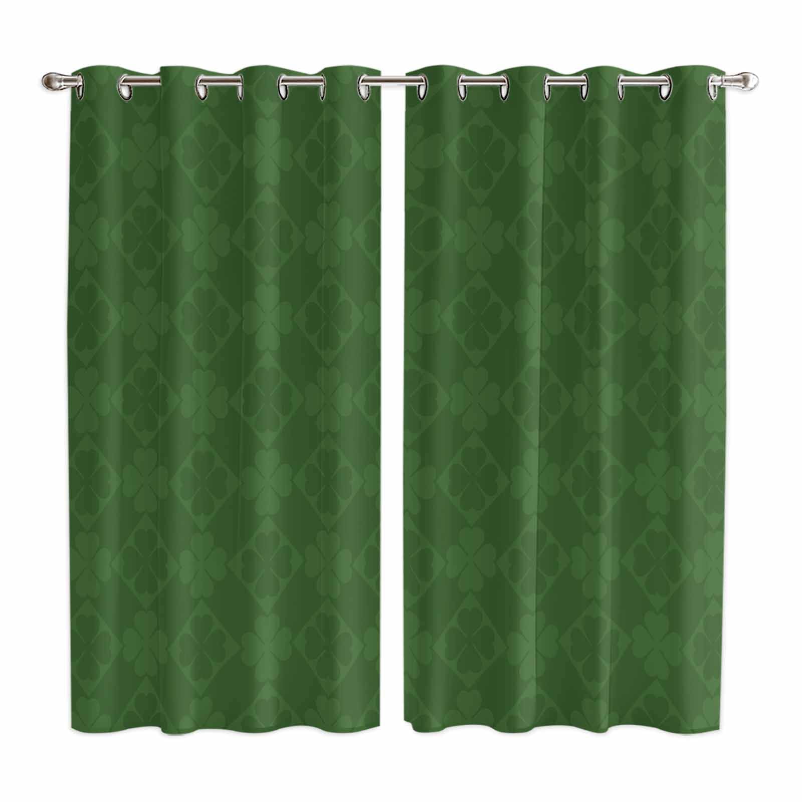 Curtains 84 Inches Long 2 Panels, Happy St. Patrick's Day Grommets ...