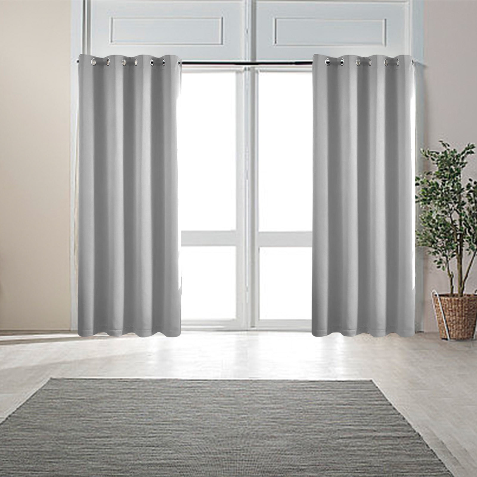 Curtains Curtain Panel Pair 63 Inch W X 52 Inch L Curtain Overlay ...