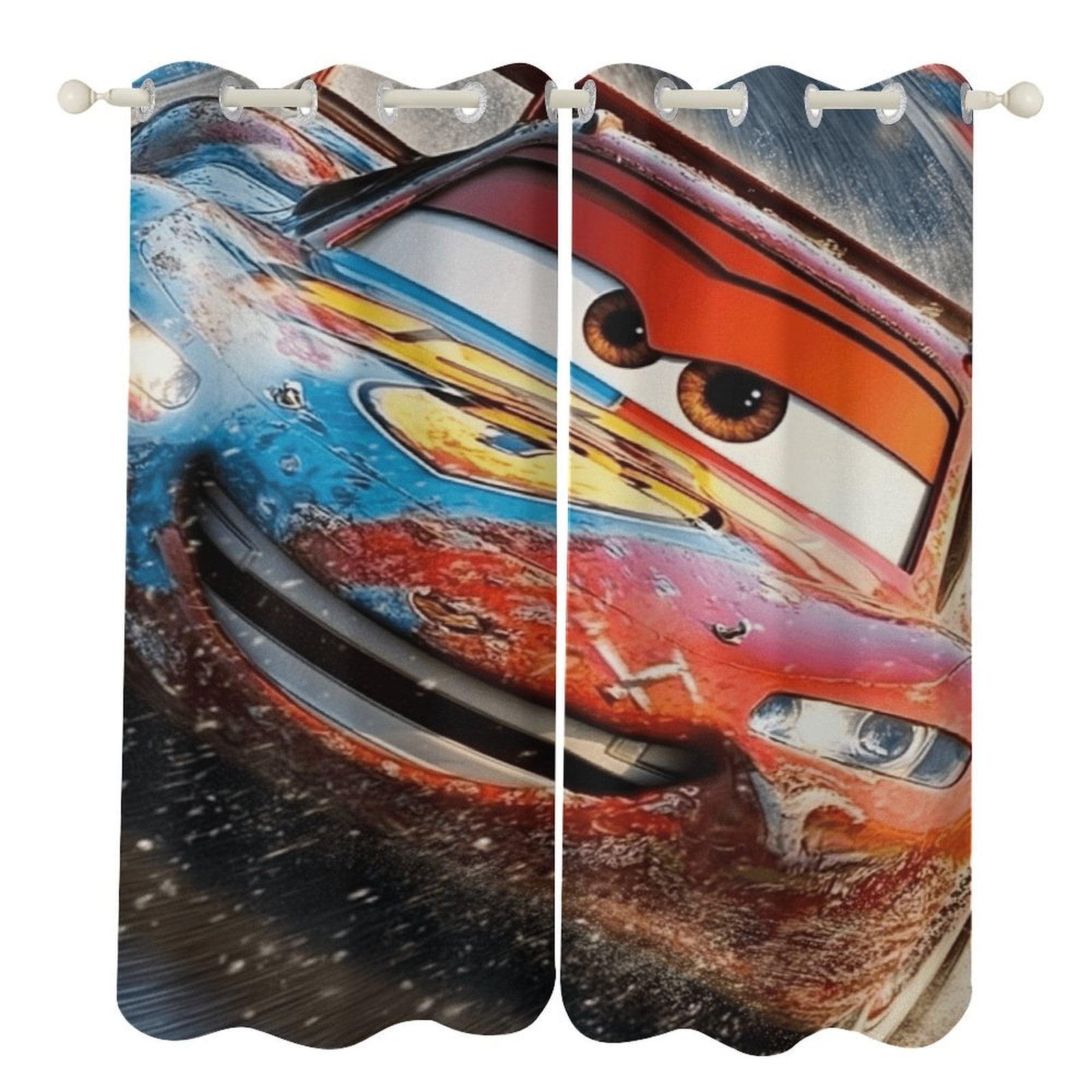 Curtains Darkening Blackout Curtains (2 Panels) Grommet Top Window for ...