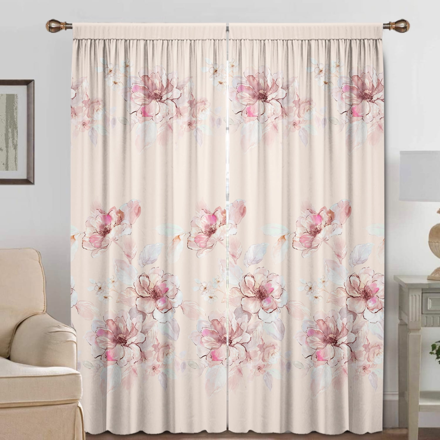 Curtains For Rooms 3D Scandinavian Geometric Art Patterns Windows ...