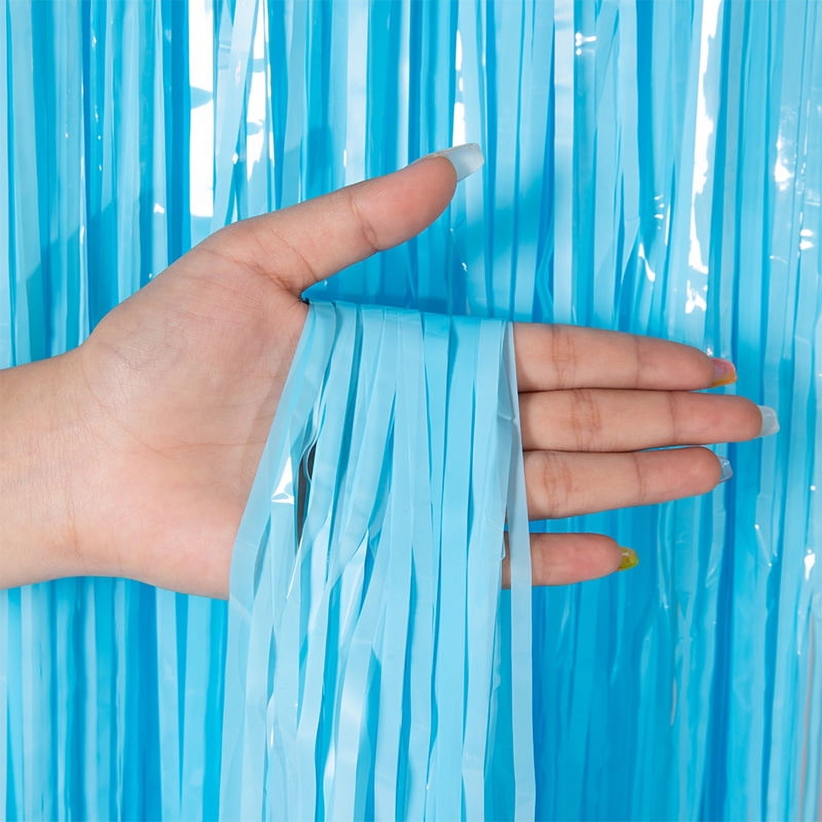 Curtains Party Backdrop - Macaron Solid Color Curtains for Bachelorette ...