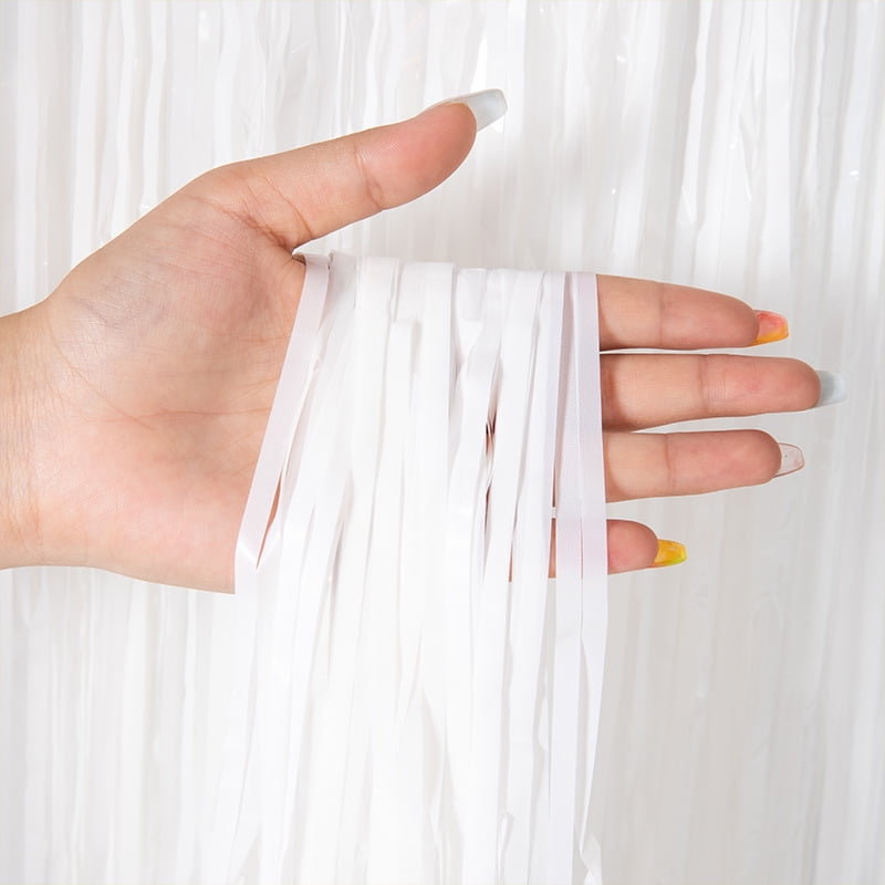 Curtains Party Backdrop - Macaron Solid Color Curtains for Bachelorette ...