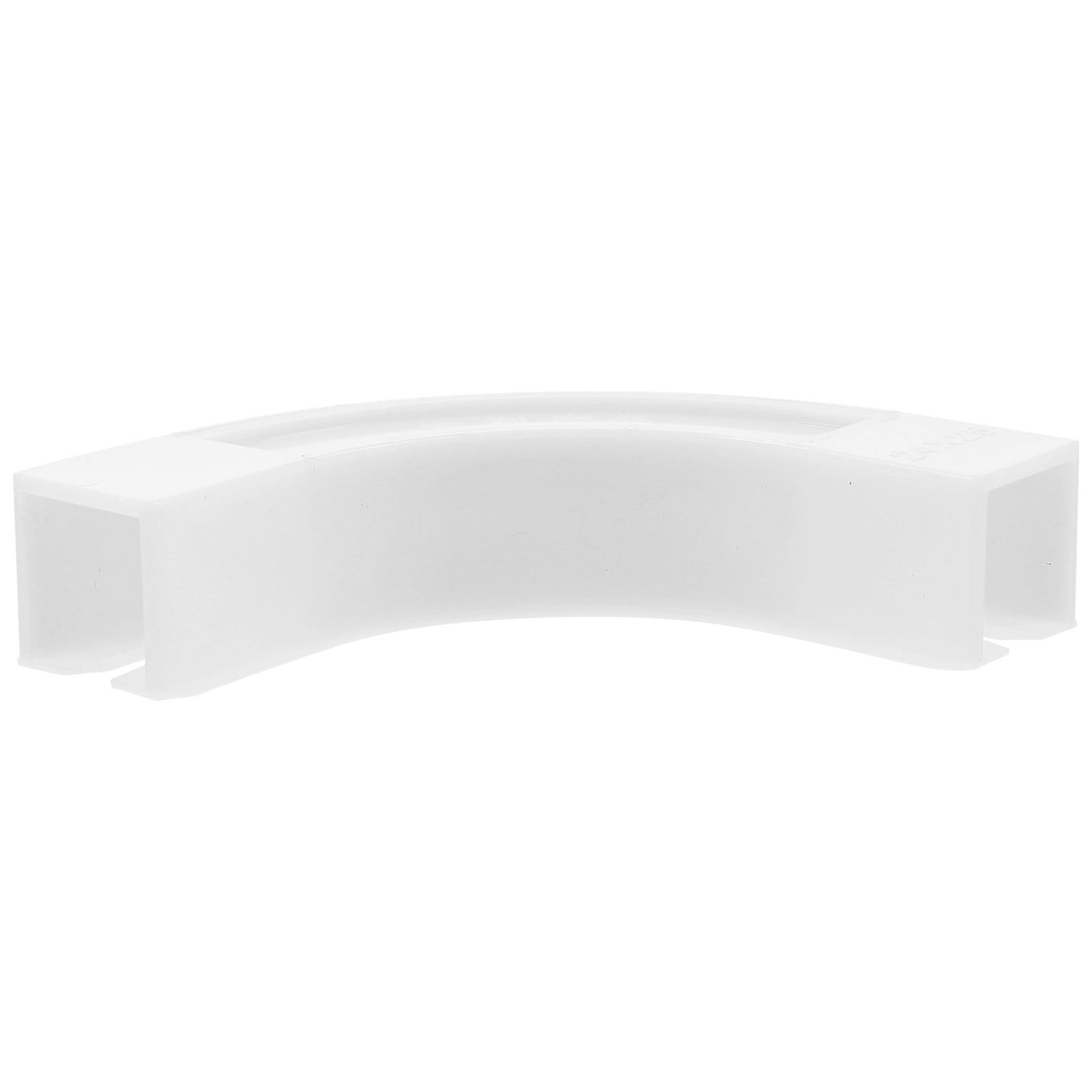 WASHWEPE 1Set Curtain Rail Connectors White Plastic for Curtain ...