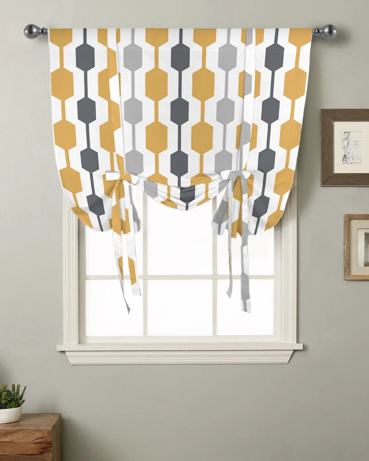 Curtains Up Tie Window Small Decor Home Modern Curtain Window Short ...