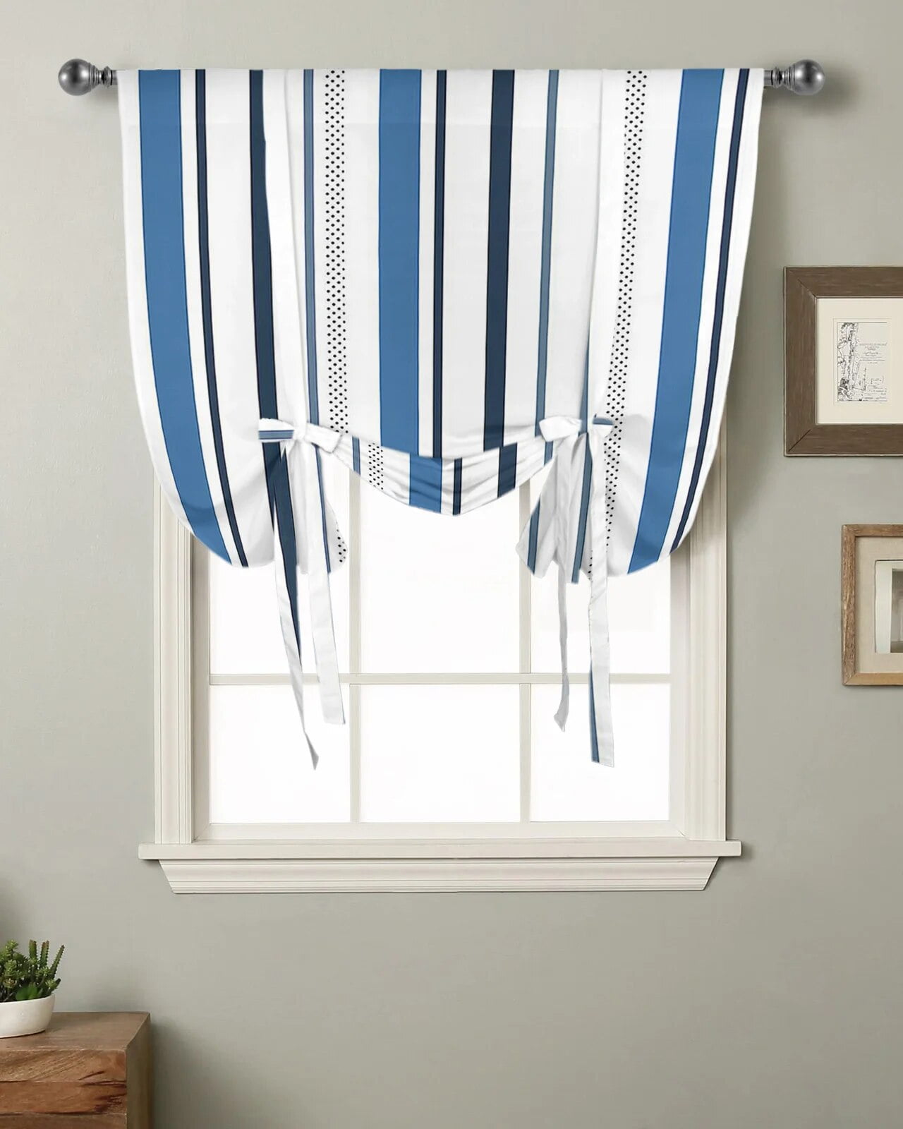 Curtains Up Tie Window Small Decor Home Modern Curtain Window Short ...