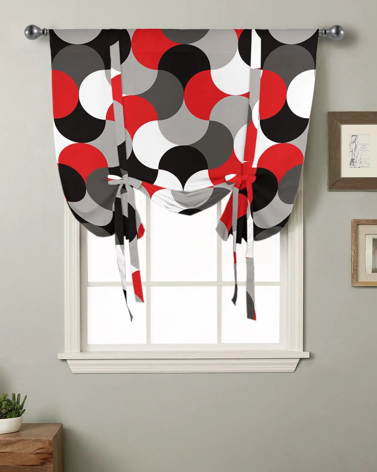 Curtains Up Tie Window Small Decor Home Modern Curtain Window Short ...