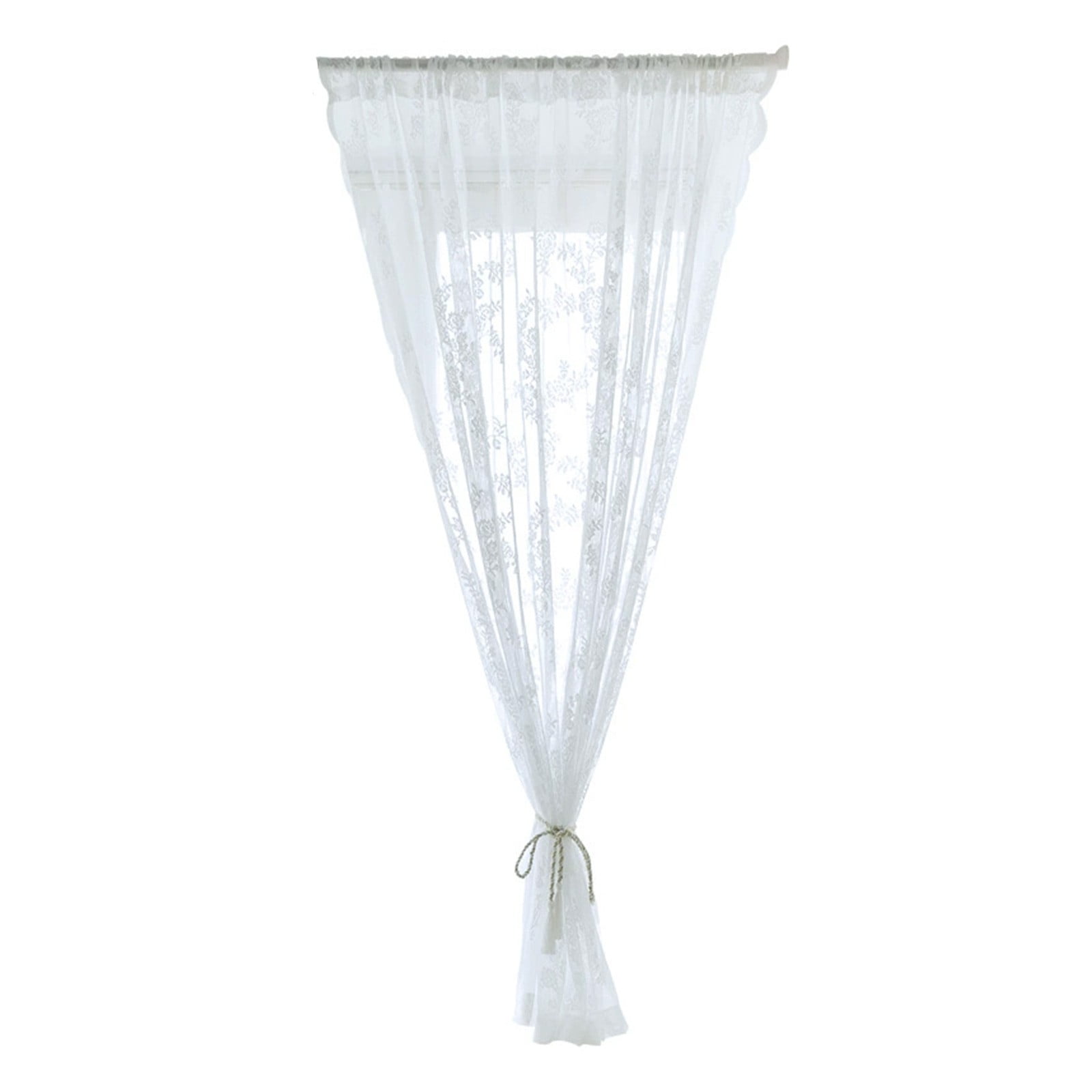 Curtains for Living Room Perforation Lace Curtain Finished Rod European ...