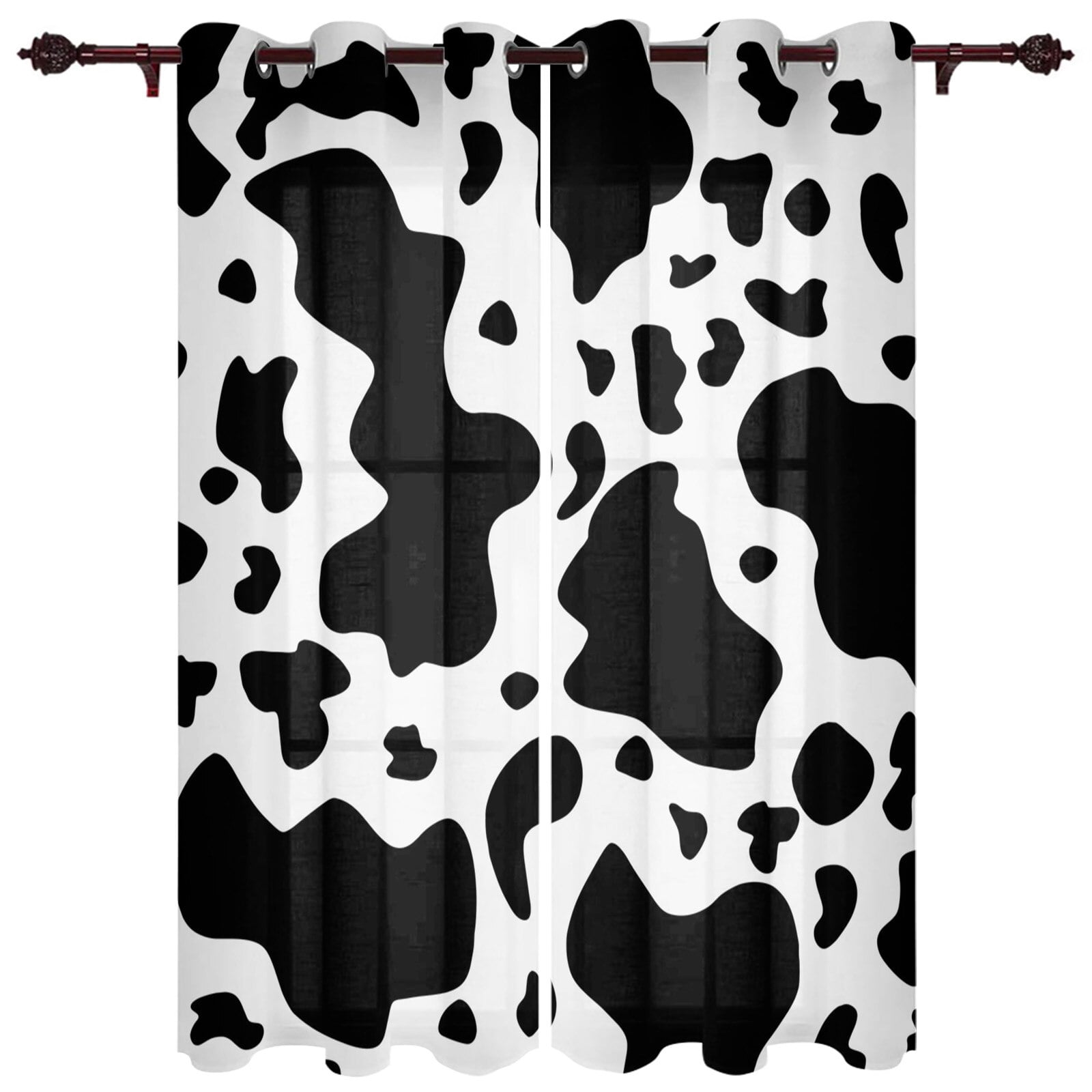 Curtains for living room Patio Curtain Red Phone Booth 2 panels set ...