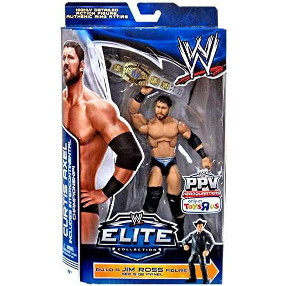 Curtis Axel Action Figure Jim Ross Build a Figure Elite Pay Per View ...