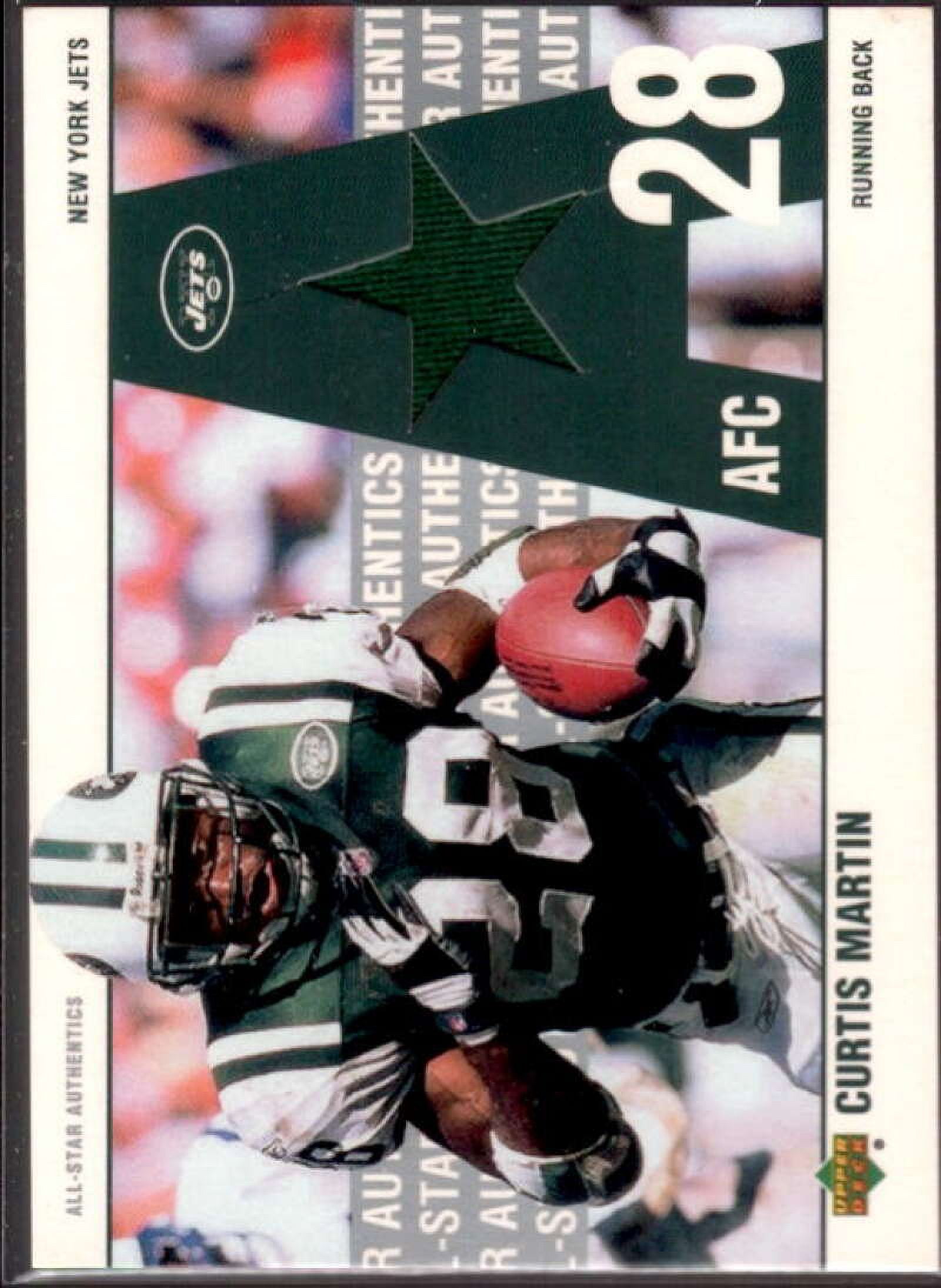 Curtis Martin Card 2002 UD Authentics All-Star Authentics #AACM ...