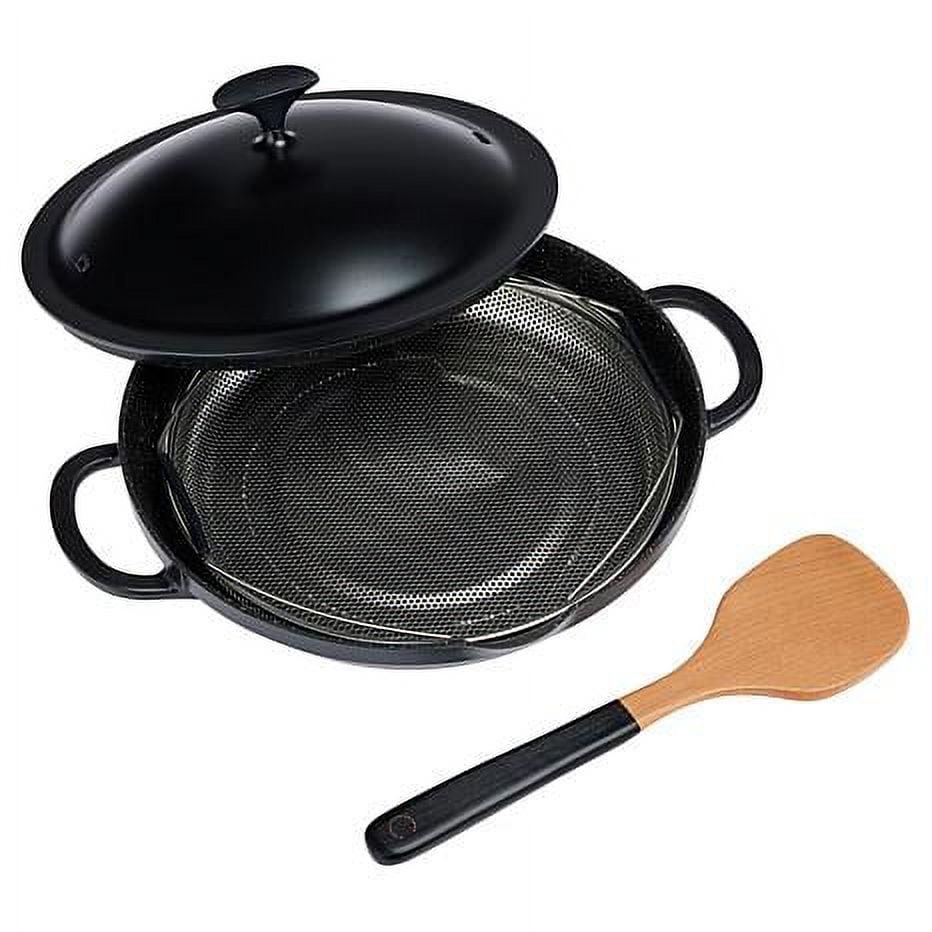 Curtis Stone Dura-Pan+ Nonstick Chef's Pan, Steamer Basket, Cast ...
