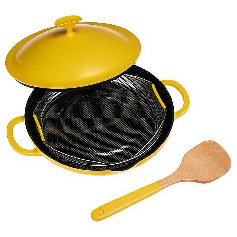 Curtis Stone Dura-Pan+ Nonstick All Day Chef's Pan with Steamer & Tool ...