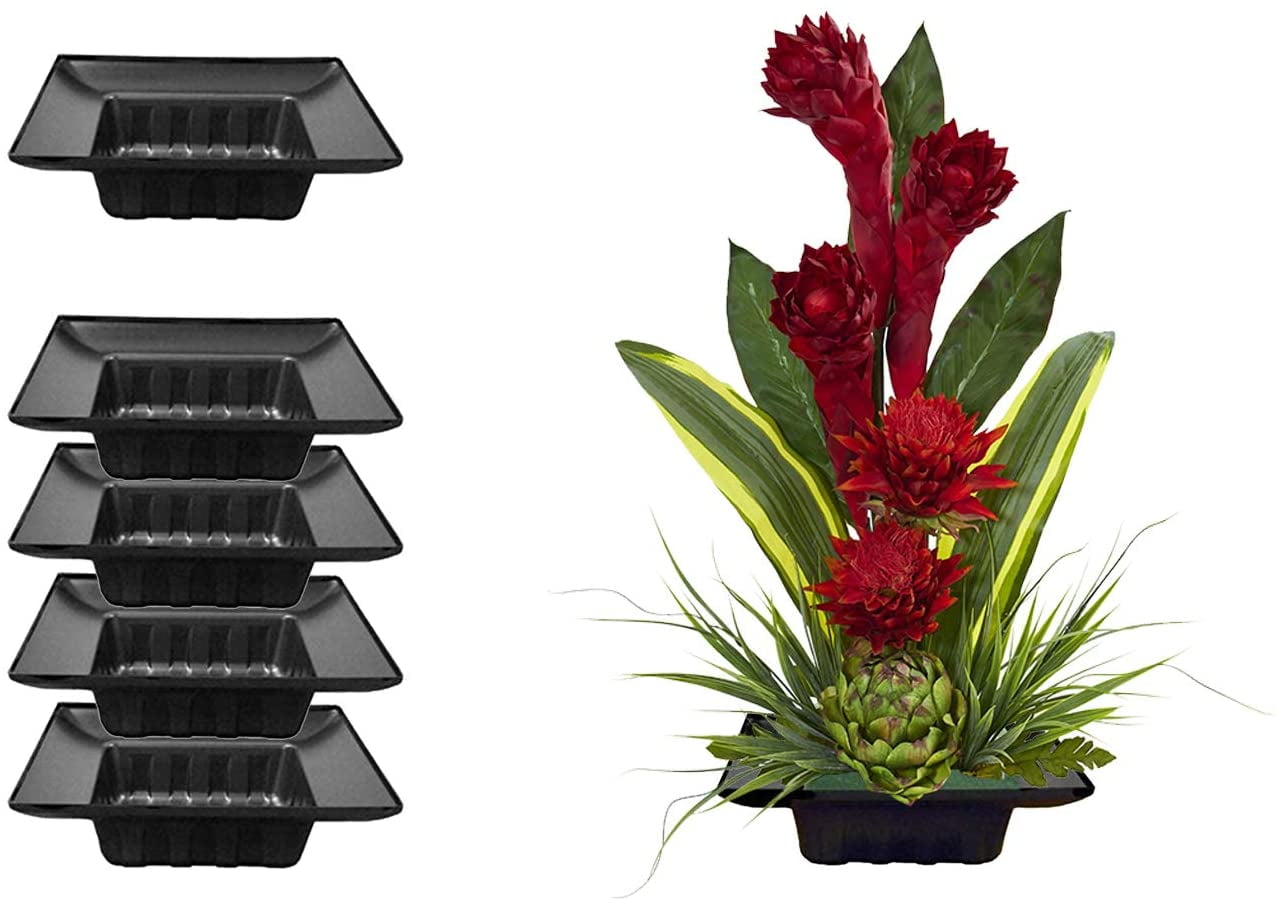 Curtis Wagner Plastics FAC-9900 Flower Arrangement Container (5-Pack ...