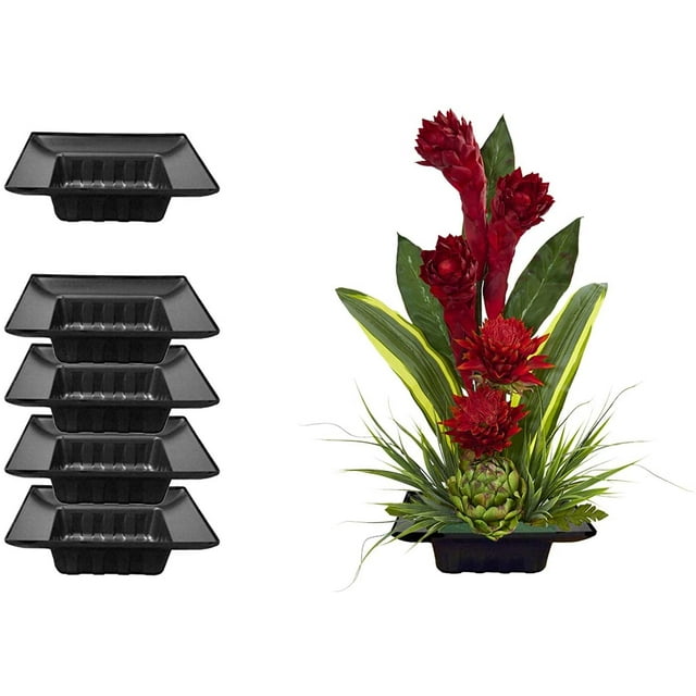 Curtis Wagner Plastics FAC-9900 Flower Arrangement Container (5-Pack ...