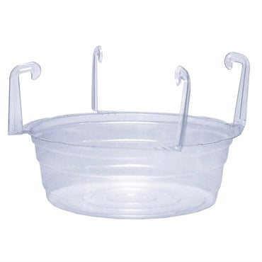 Curtis Wagner Plastics Plastic Hanging Basket Drip Pan Clear - Walmart.com