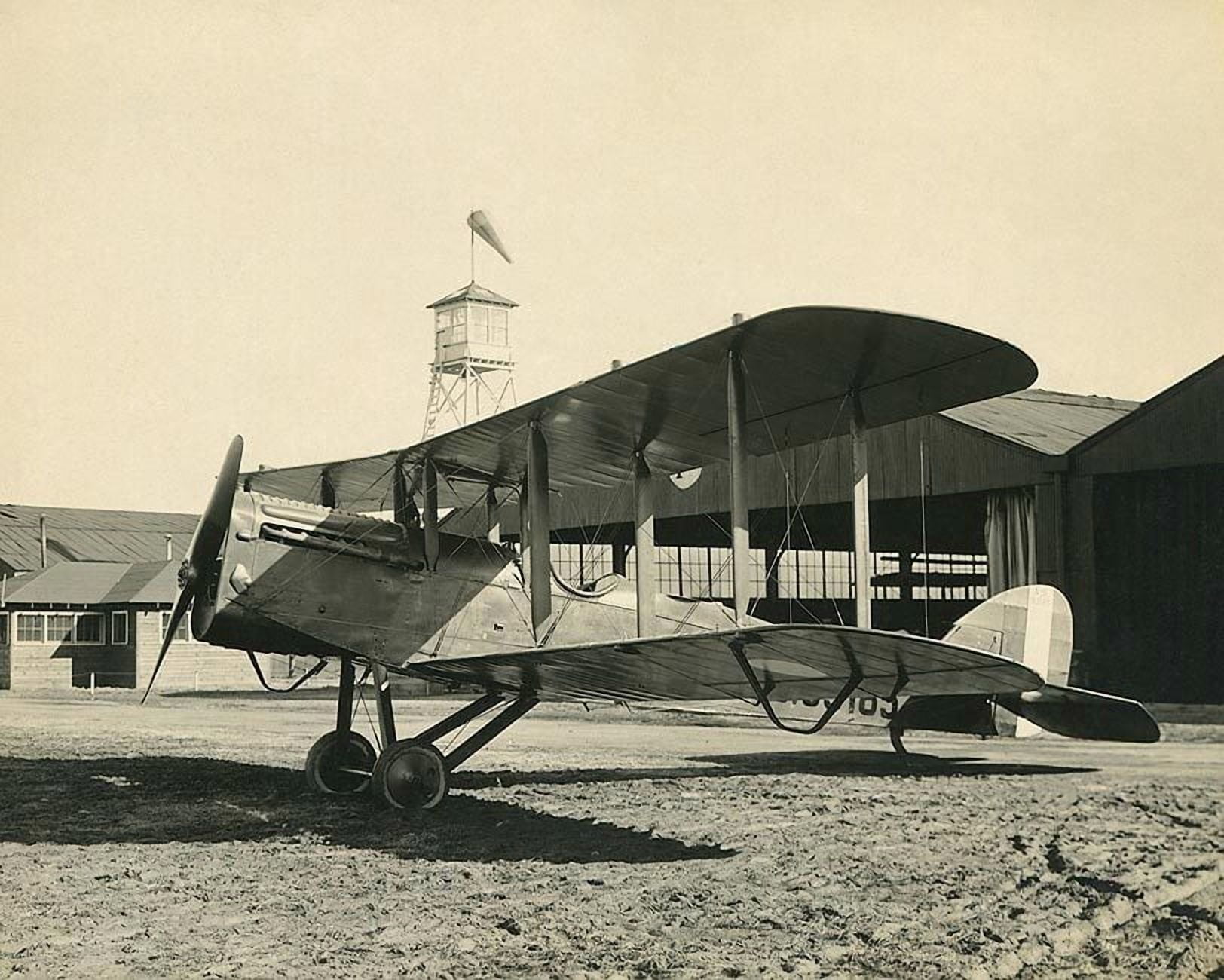 Curtiss JN-4 Jenny Biplane WWI Style -1 - 20x30 Inch Glossy Laminated ...