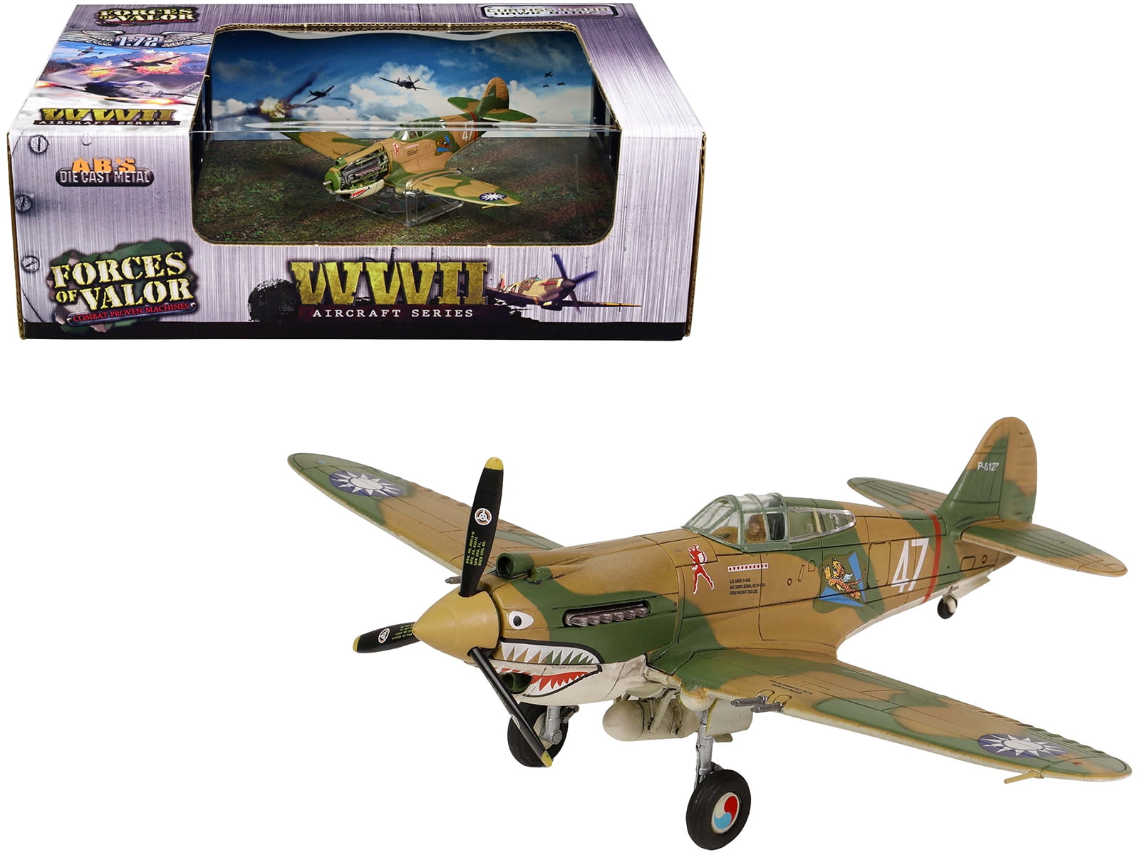 Curtiss P-40B HAWK 81A-2 Aircraft Fighter "WW2 Aircrafts Series" 1/72 ...