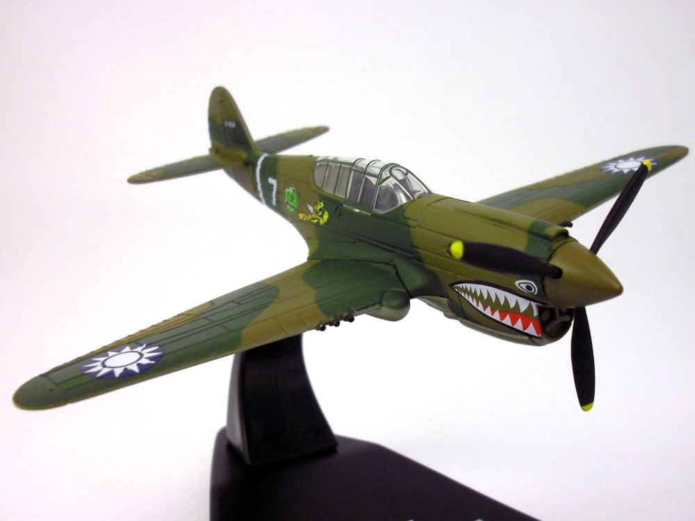 Curtiss P40 E Warhawk Fighter Plane 1st Pursuit Squadron Kunming, China (1944) 1/72 Diecast ...