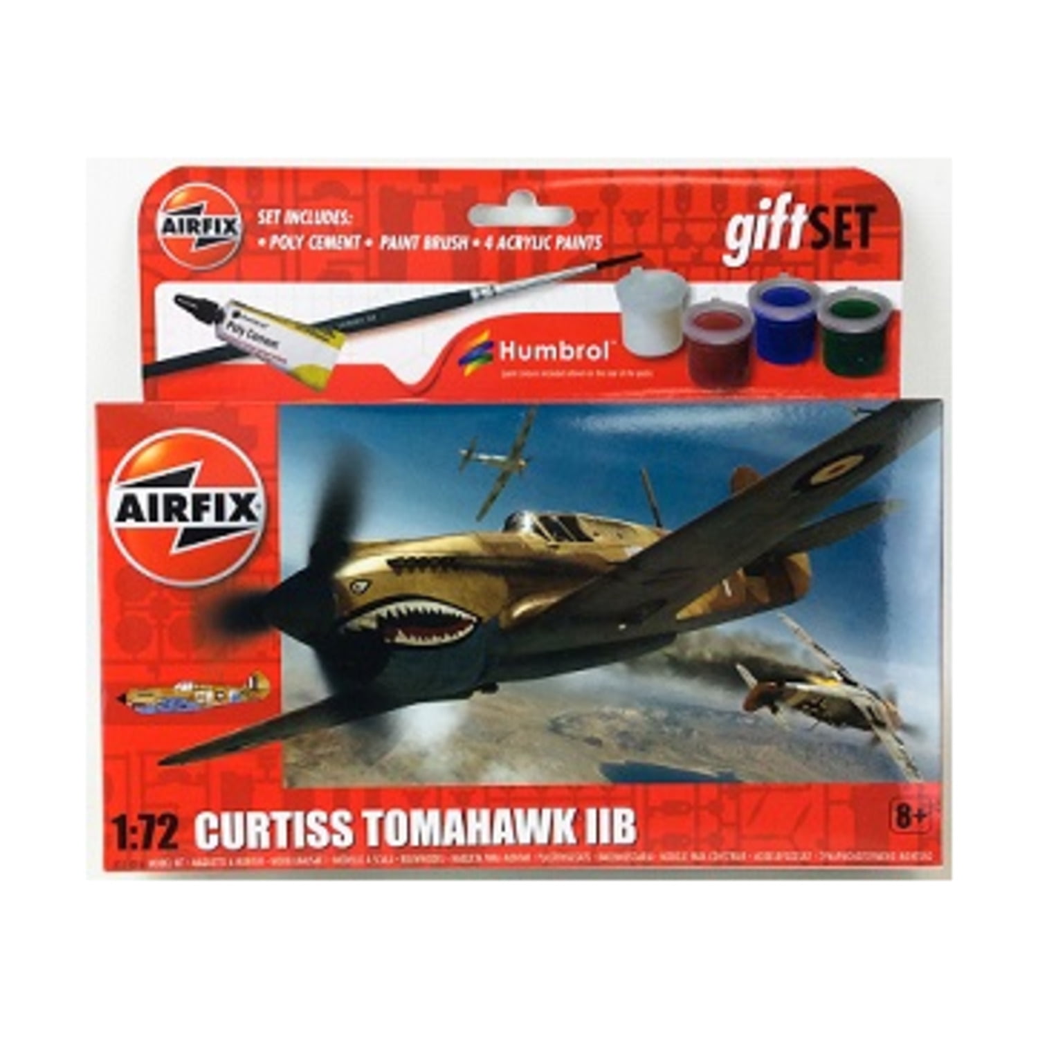 Airfix Curtiss Tomahawk IIB Gift Set New - Walmart.com