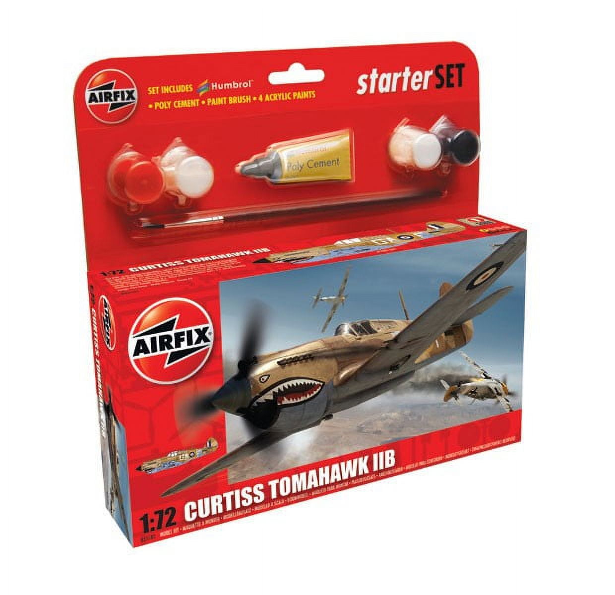 Curtiss Tomahawk IIB - Small Starter Set New - Walmart.com