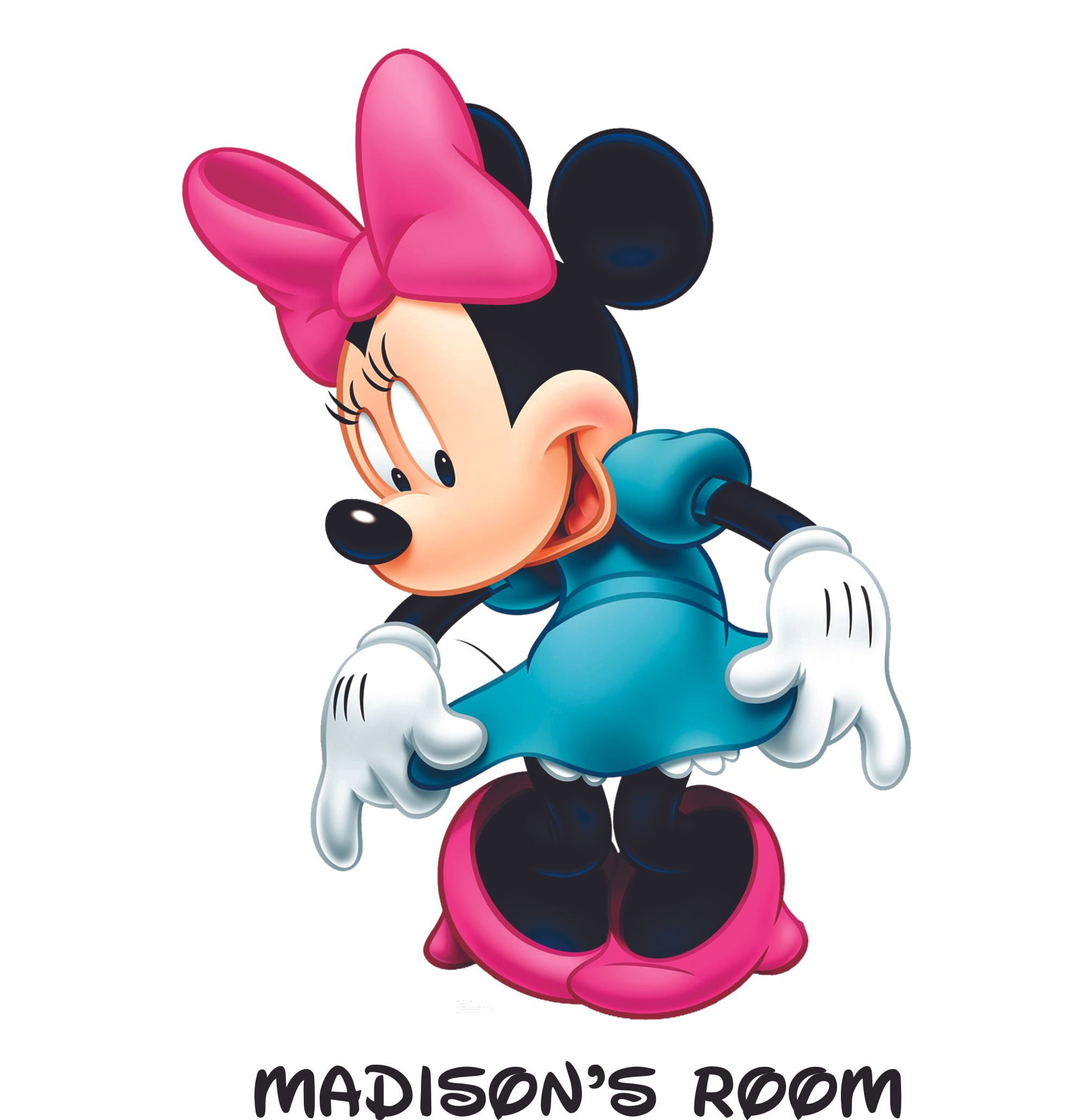 Curtsy Disney Cartoon Customized Wall Decal - Custom Vinyl Wall Art ...