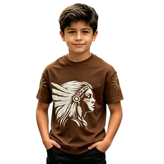 Curuila Child Kids Boys Shirts For Indigenous Peoples Day Graphic Print ...