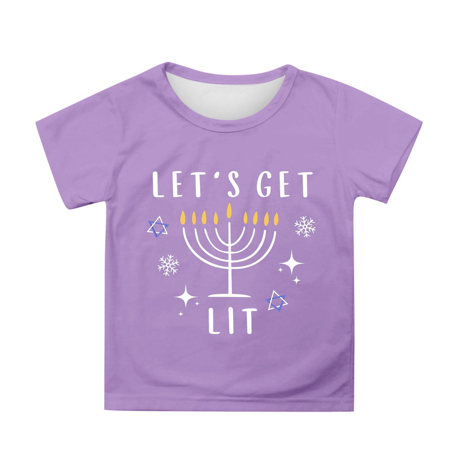 Curuila Children Girls Boys T Shirts Short Sleeve Loose Fit Crew Neck ...