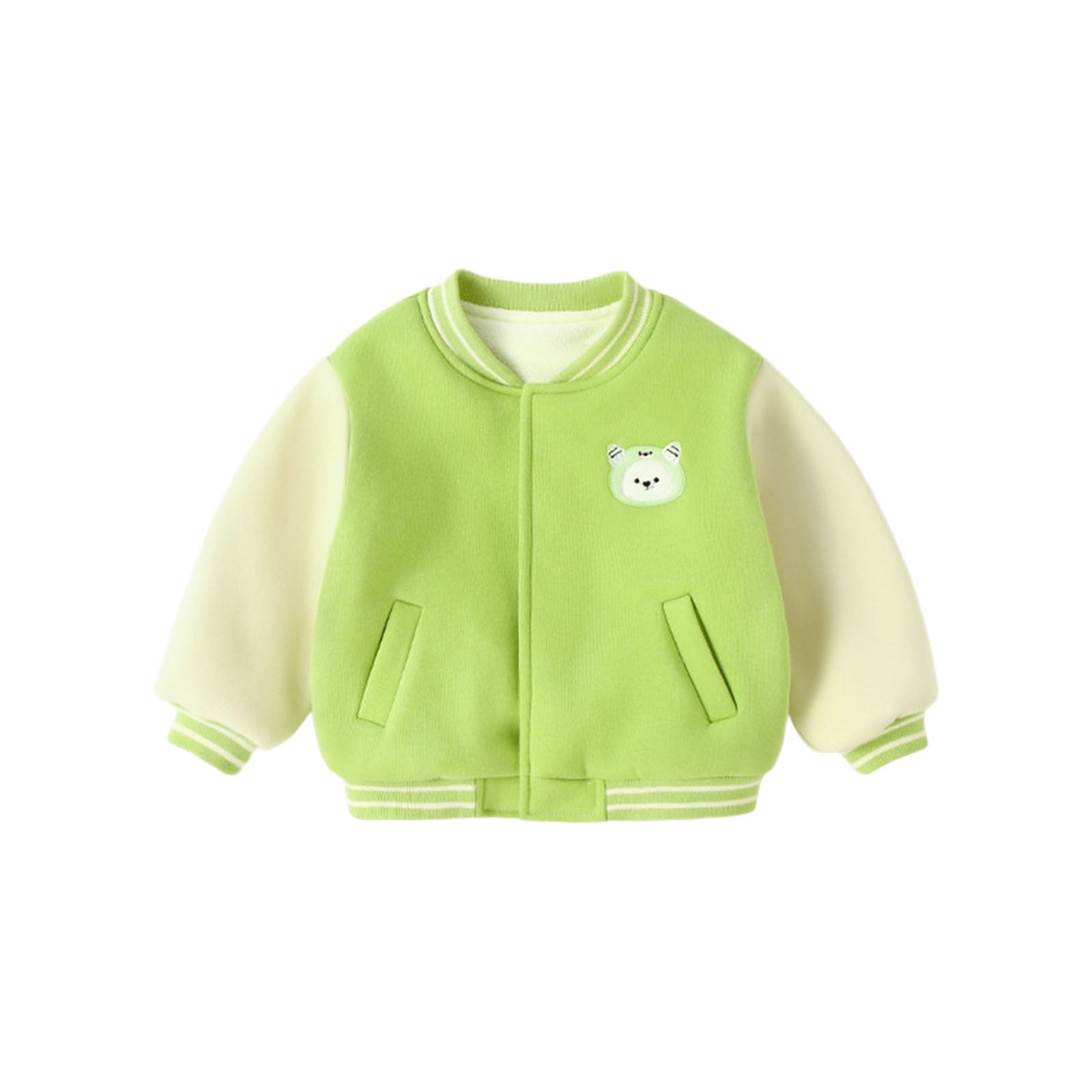 Curuila Kids Girls Boys Jacket Long Sleeve Cartoon Print Button Casual Coats Mid-Length Outwear ...