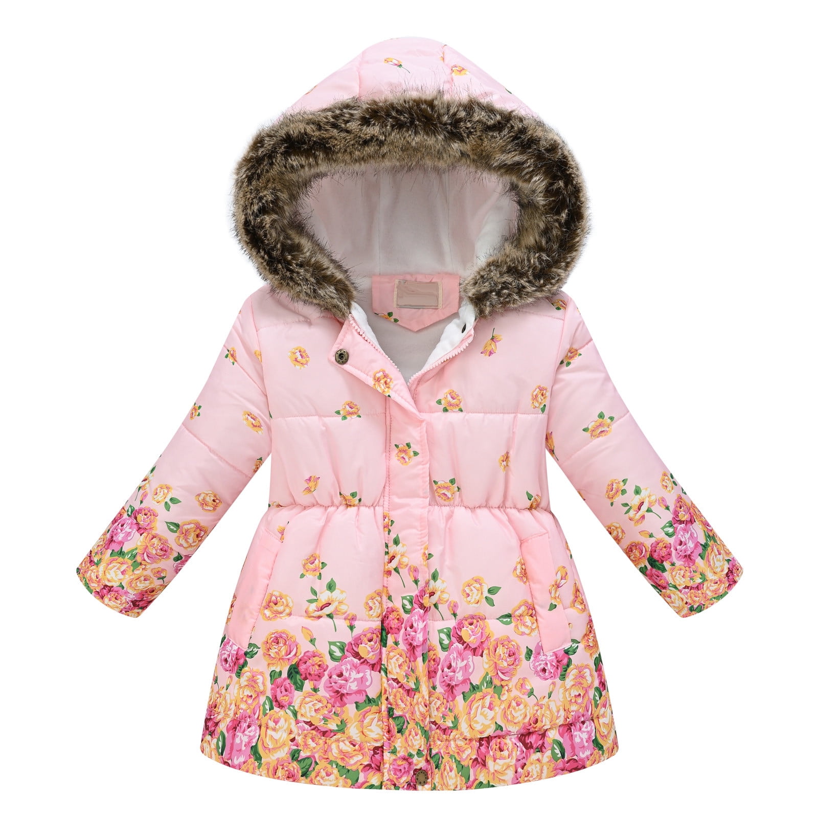 Curuila Toddler Boys Girls Coats Long Sleeve Autumn Winter Cartoon Print Casual Jacket With ...