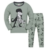 Curuila Toddler Boys Girls Outfits Set Fashion Cartoon Prints Long Sleeve Crew Neck T Shirt Tops ...