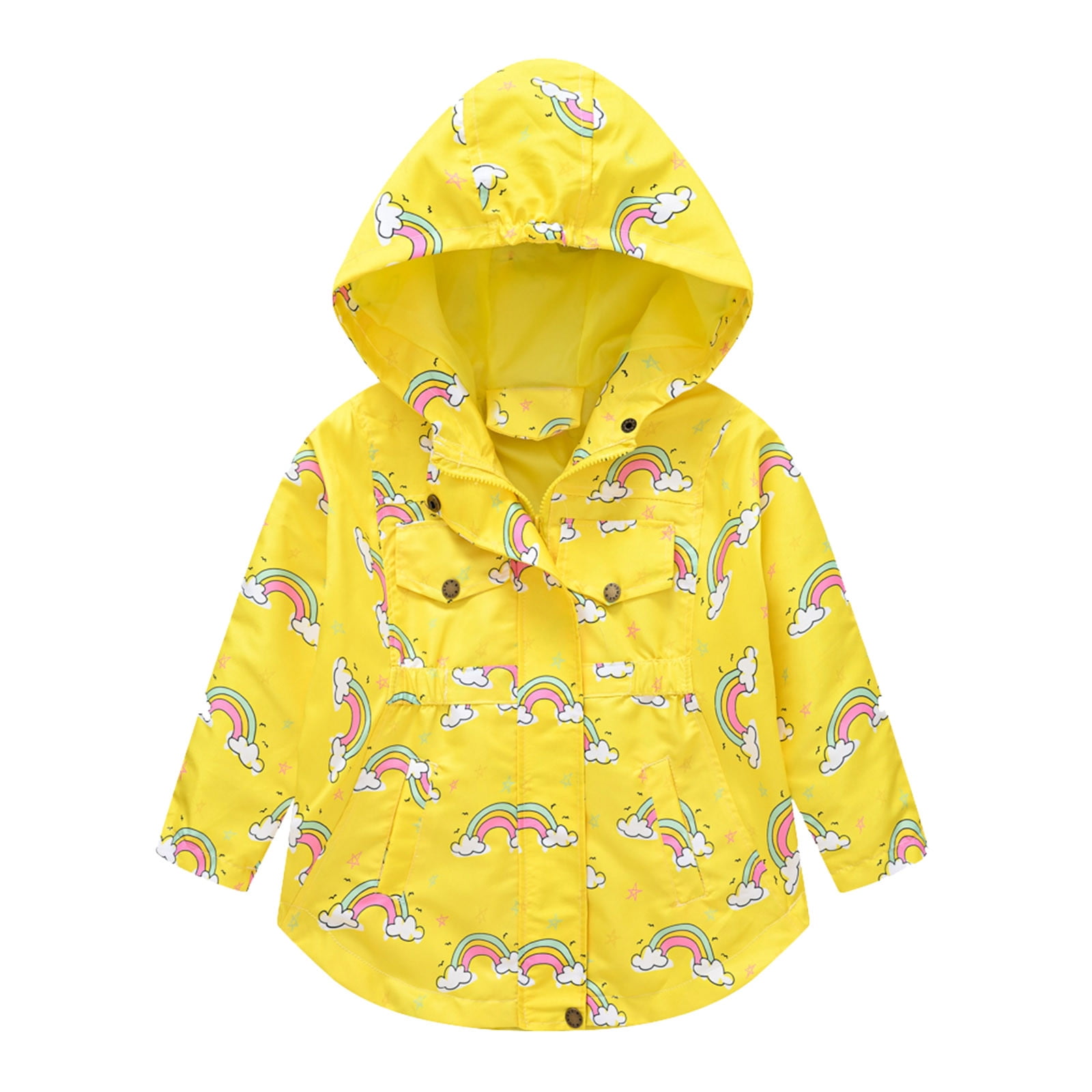 Curuila Toddler Girls Boys Coat Long Sleeve Outerwear Hooded Zipper Warm Windproof Cartoon ...