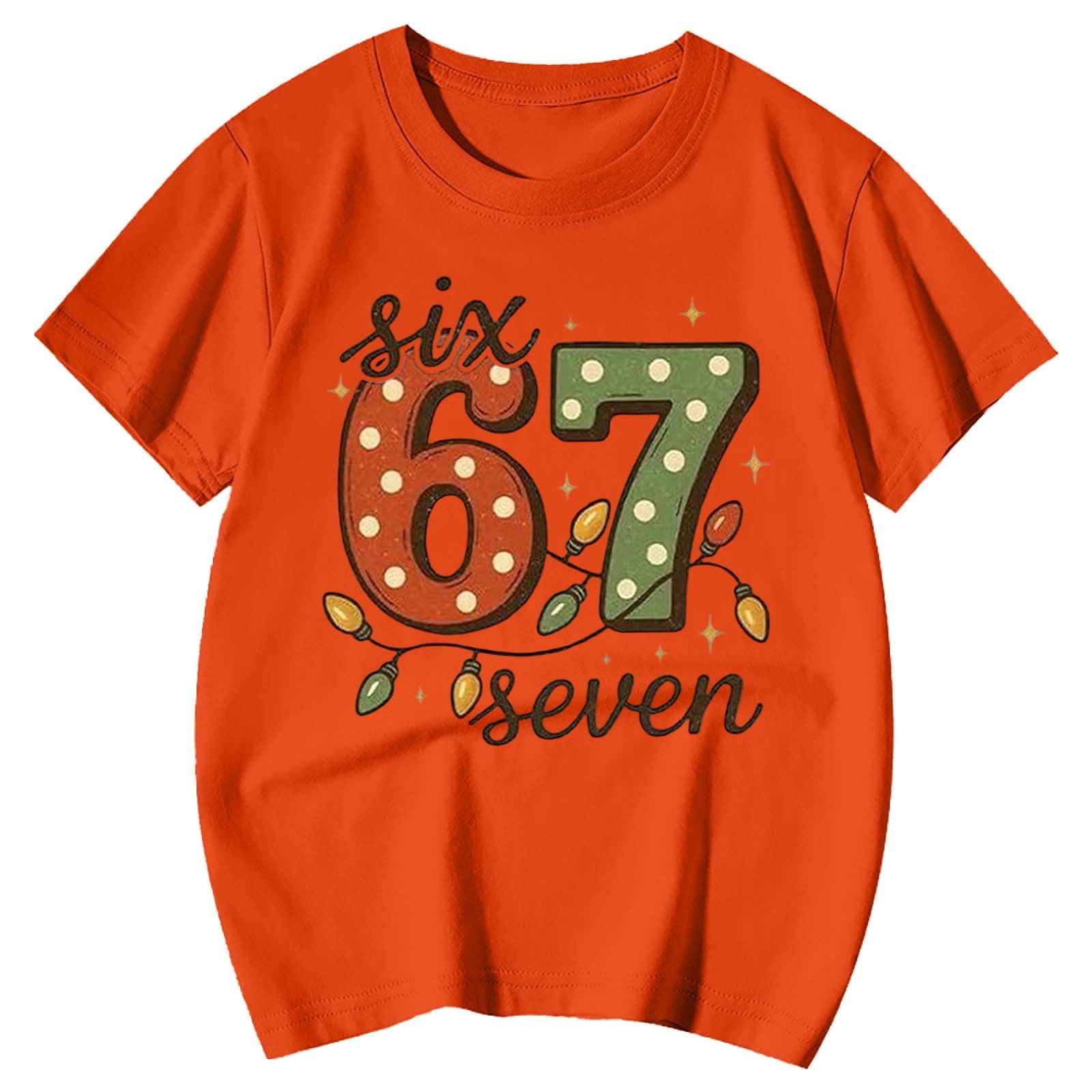 Curuila Toddler Girls Boys T Shirts Crew Neck Number Print Short Sleeve ...