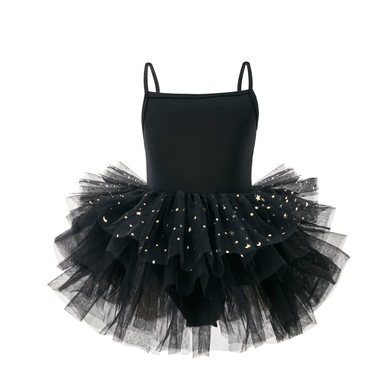 Curuila Toddler Girls Tutu Dresses For Performance Sleeveless Square ...