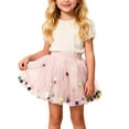 Curuila Toddler Girls Tutu Skirt Mardi Gras Solid Color Carnival ...