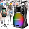 Curuk Wireless Speaker With Tripod Stand, 12" Woofer Bluetooth Speaker ...