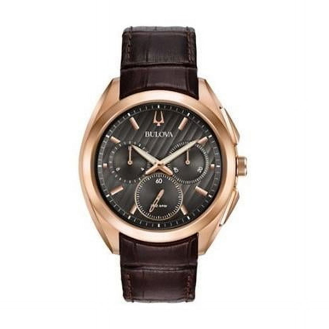 Curv Chronograph Leather Mens Watch - Walmart.com