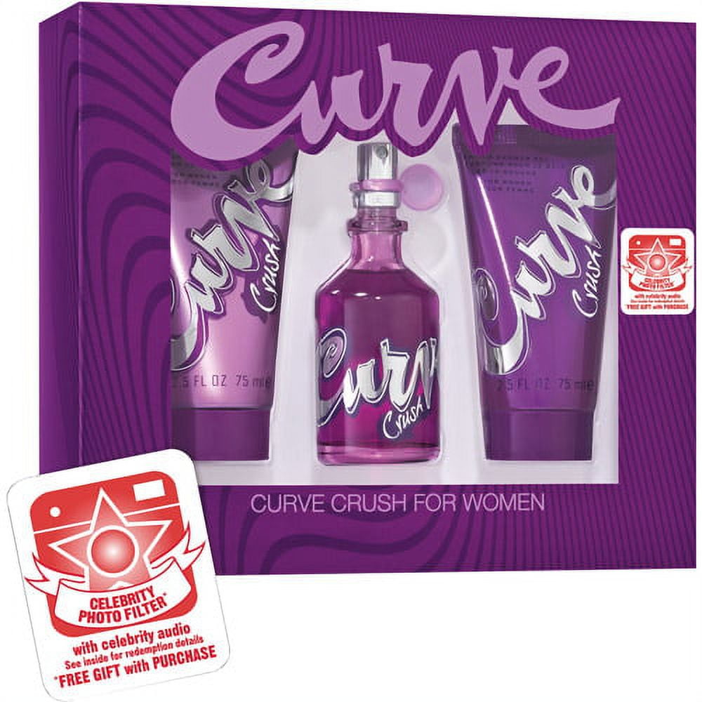 Curve Crush By Liz Claiborne For Women Set Edt Body Lotion Shower Gel