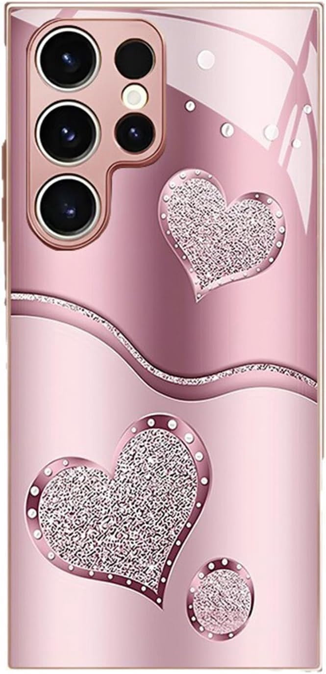 Curve Double Heart Hard Case for Samsung Phones – Full Coverage ...