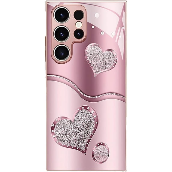 Curve Double Heart Hard Case for Samsung Phones – Full Coverage ...